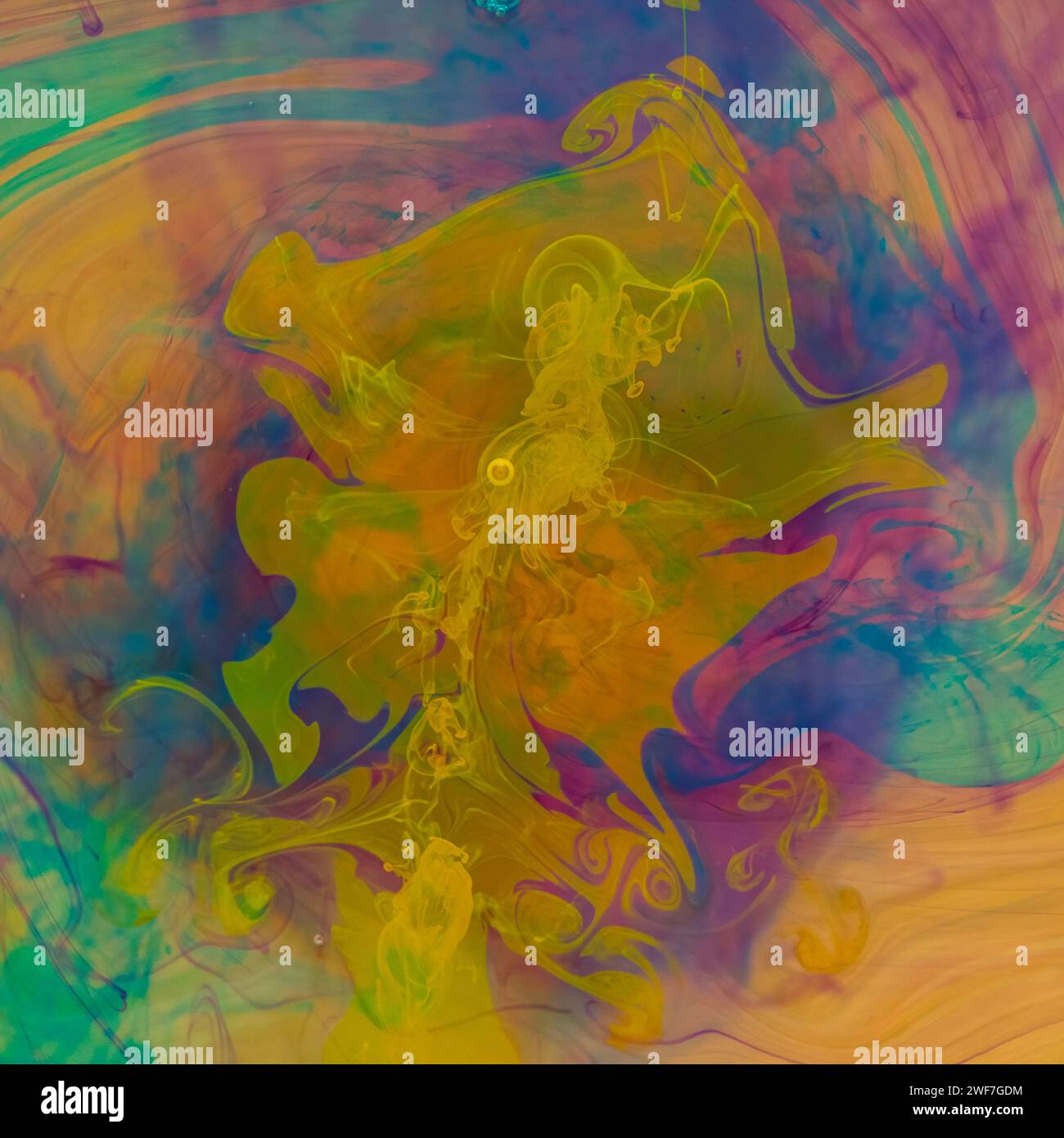 Paint in water abstract image Stock Photo - Alamy