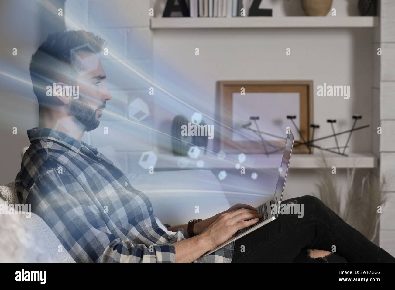 Computer server room motion blur hi-res stock photography and images ...