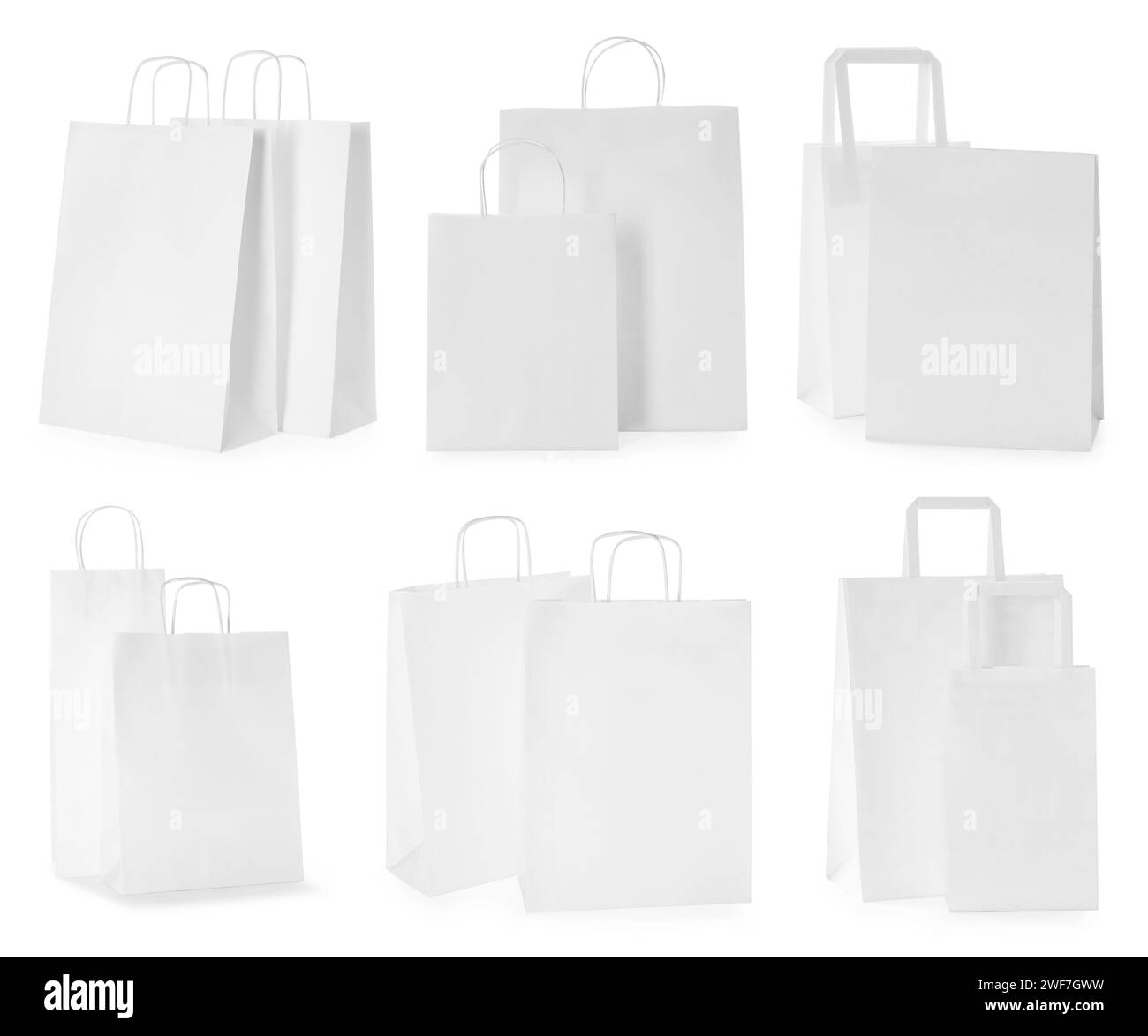 Grocery store paper bags Black and White Stock Photos & Images - Alamy