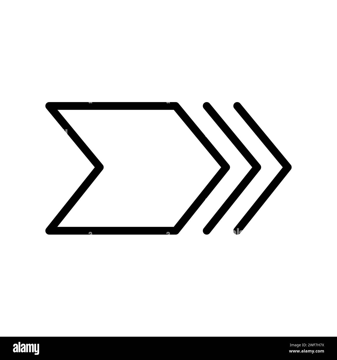 arrows outline vector icon Stock Vector Image & Art - Alamy