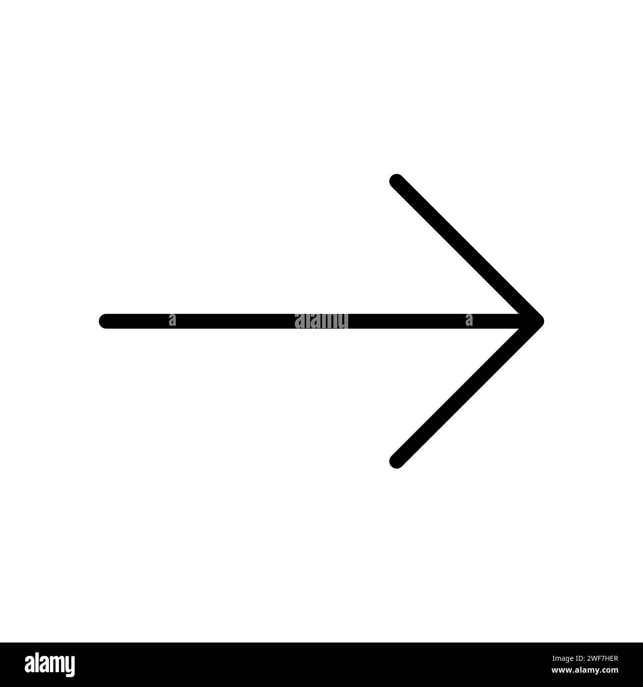 direction arrow outline vector icon Stock Vector Image & Art - Alamy