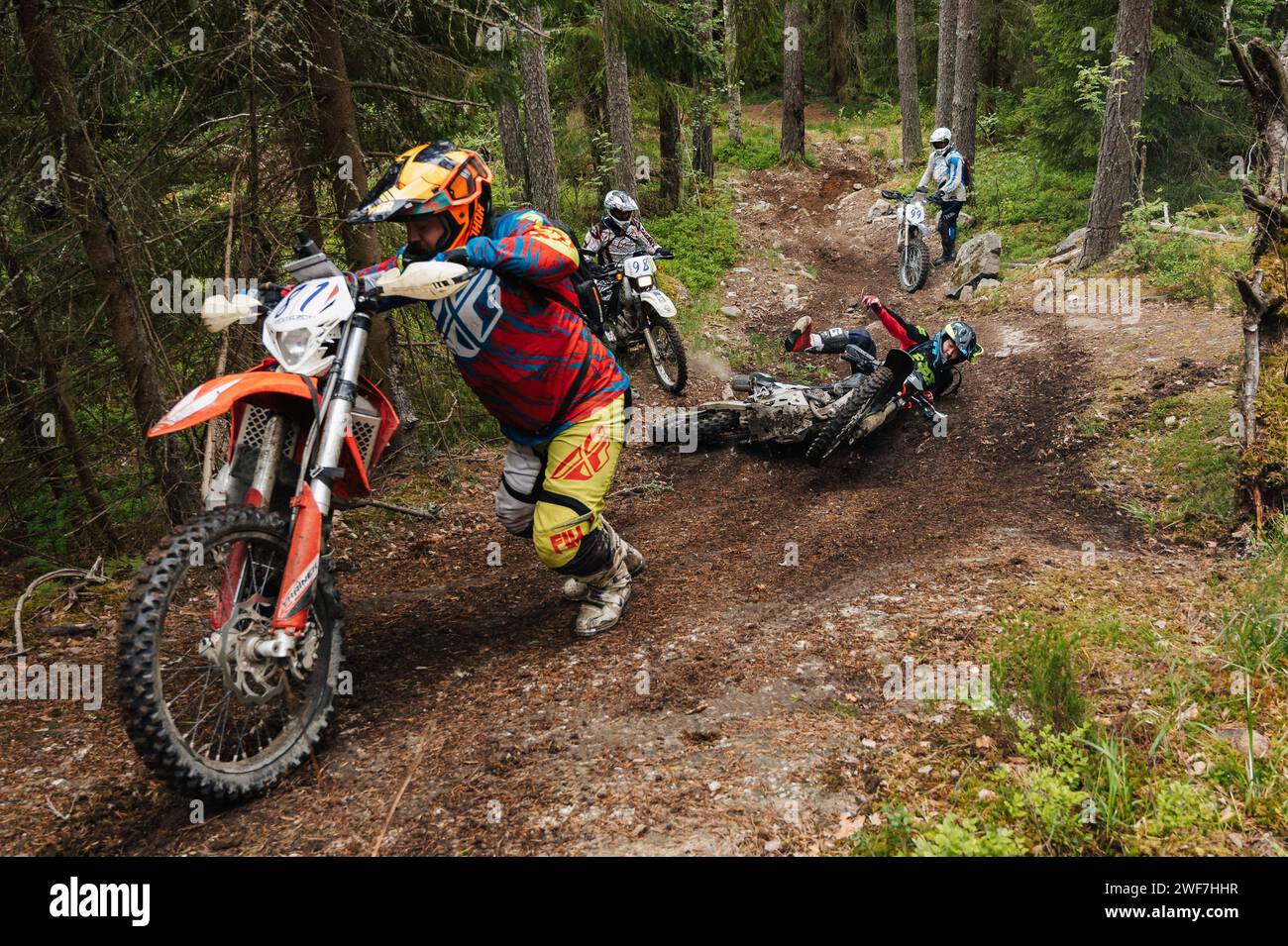 REPUBLIC OF KARELIA, RUSSIA - CIRCA JUNE, 2022: Off-road tournament ...
