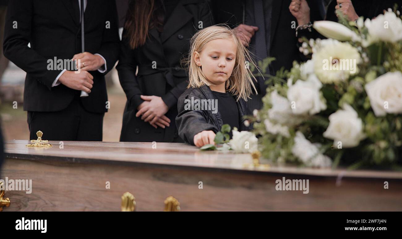 Girl At Funeral