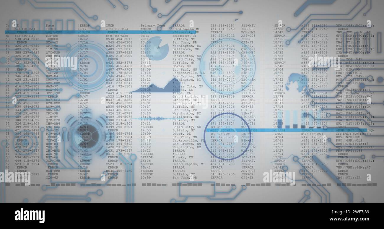 Animation scopes scanning on screen hi-res stock photography and images - Alamy