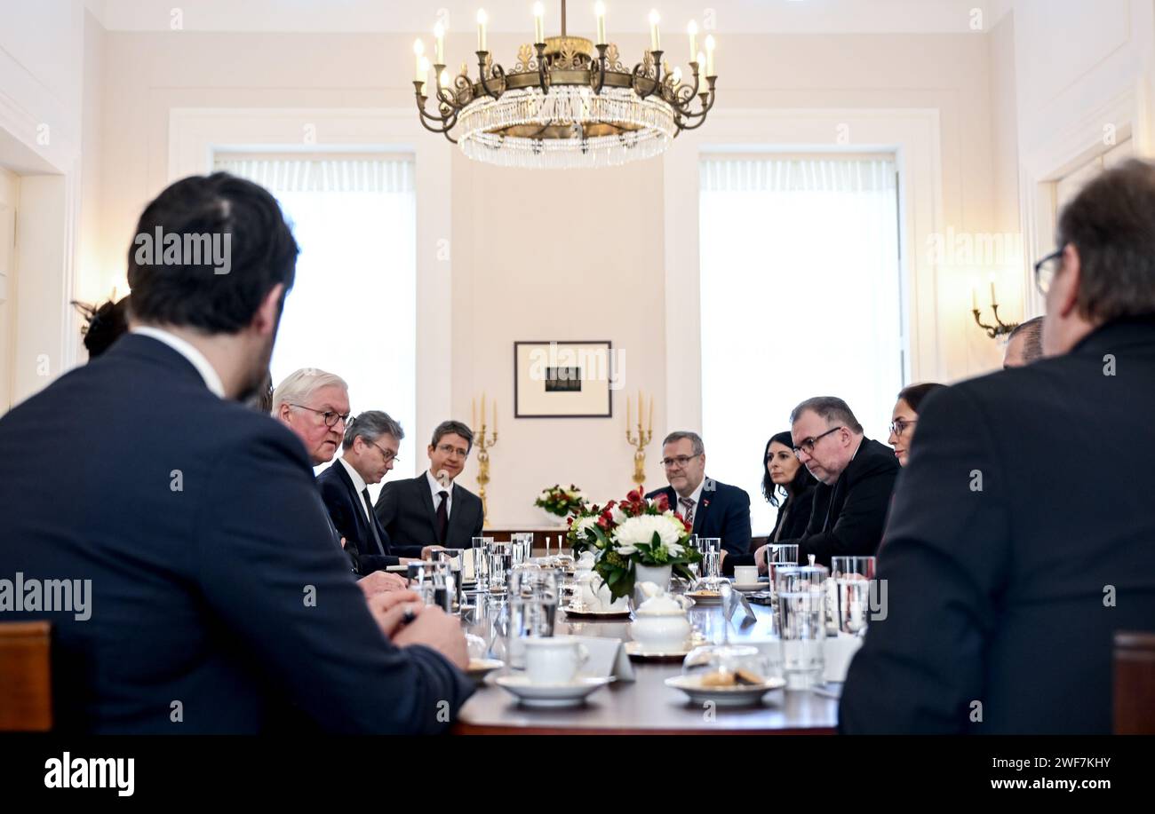 Berlin, Germany. 29th Jan, 2024. Federal President Frank-Walter ...