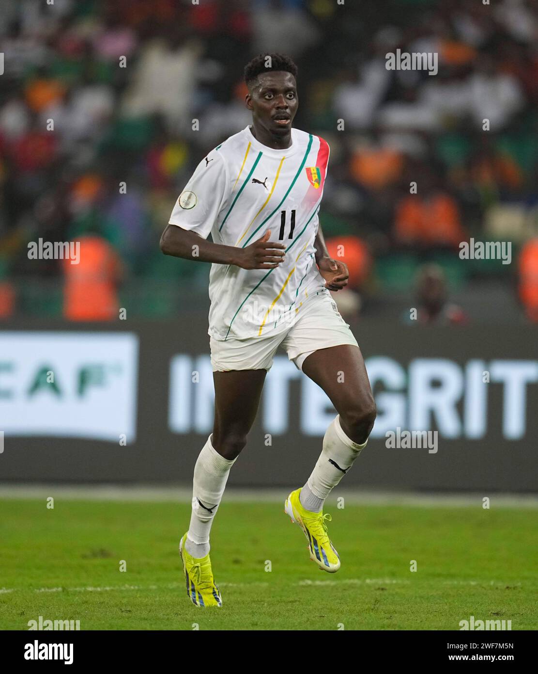 January 28 2024: Mohamed Bayo (Guinea) looks on during a African Cup of ...