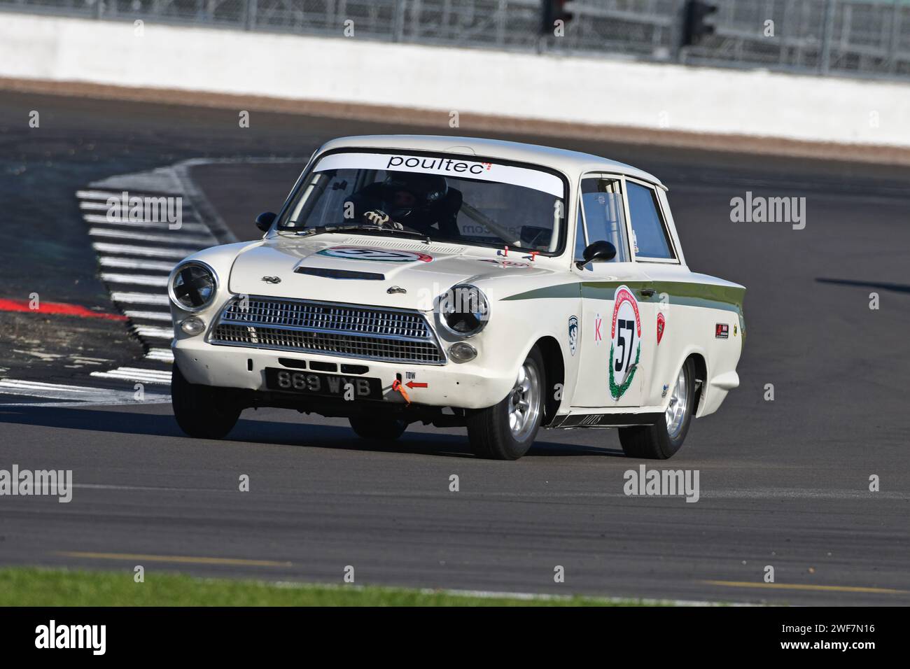 David Hall, Ford Lotus Cortina, HSCC Historic Touring Car Championship ...