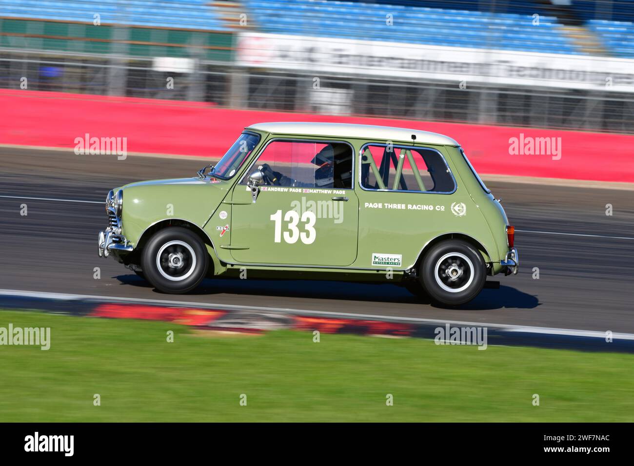 Giles Page, Austin Mini Cooper S, HSCC Historic Touring Car ...