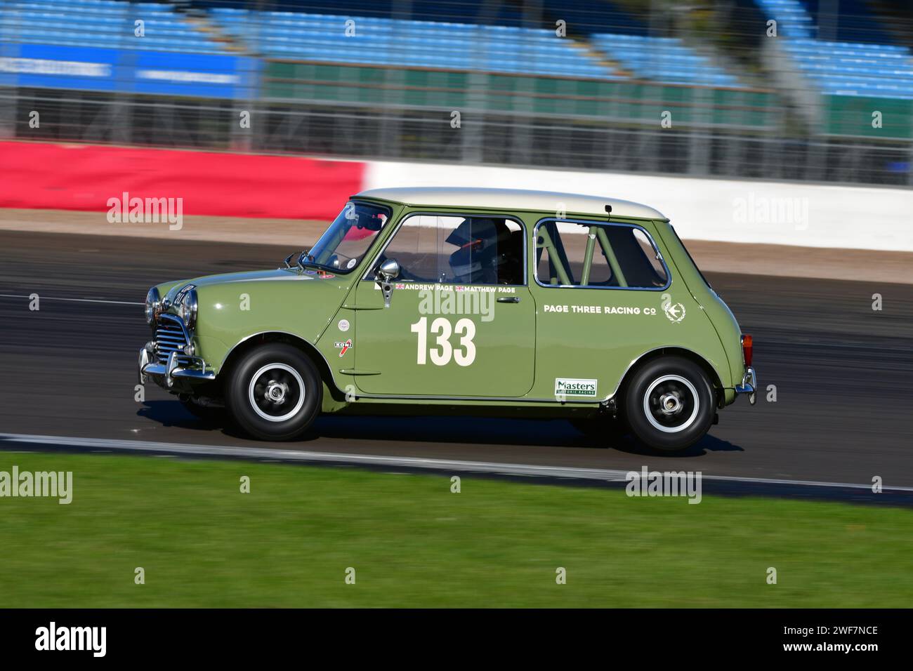 Giles Page, Austin Mini Cooper S, HSCC Historic Touring Car ...