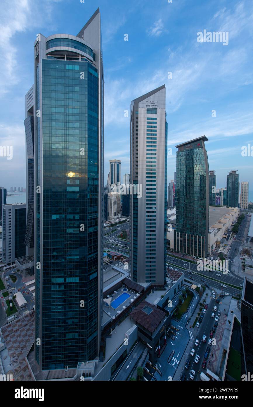 Doha, Qatar - January 12, 2024: Pullman Doha West Bay Qatar Stock Photo ...