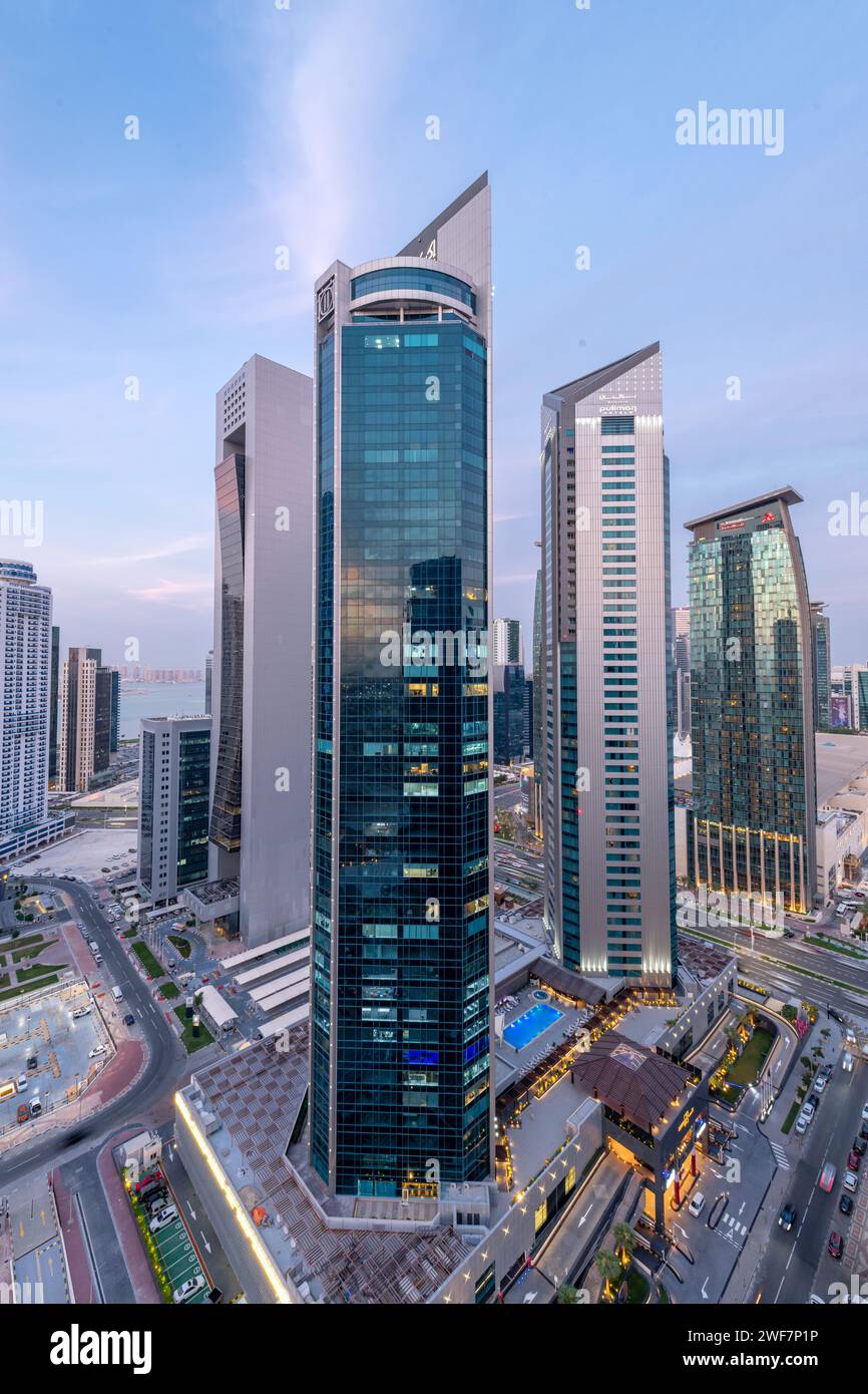 Doha, Qatar - January 12, 2024: Pullman Doha West Bay Qatar Stock Photo ...