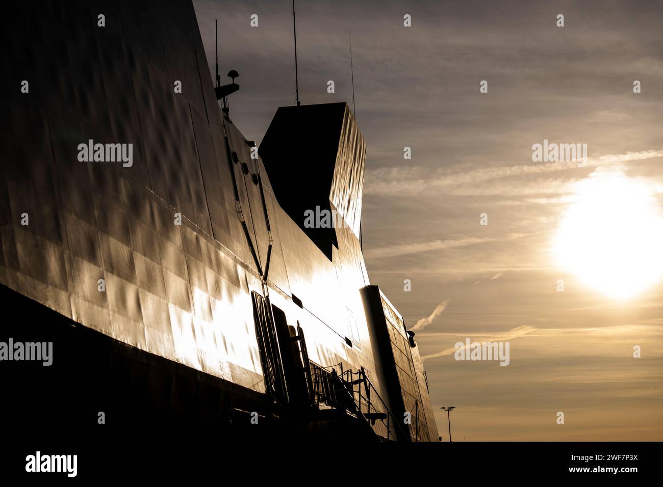 Korsoer, Denmark. 29th Jan, 2024. The Danish frigate Iver Huitfeldt ...