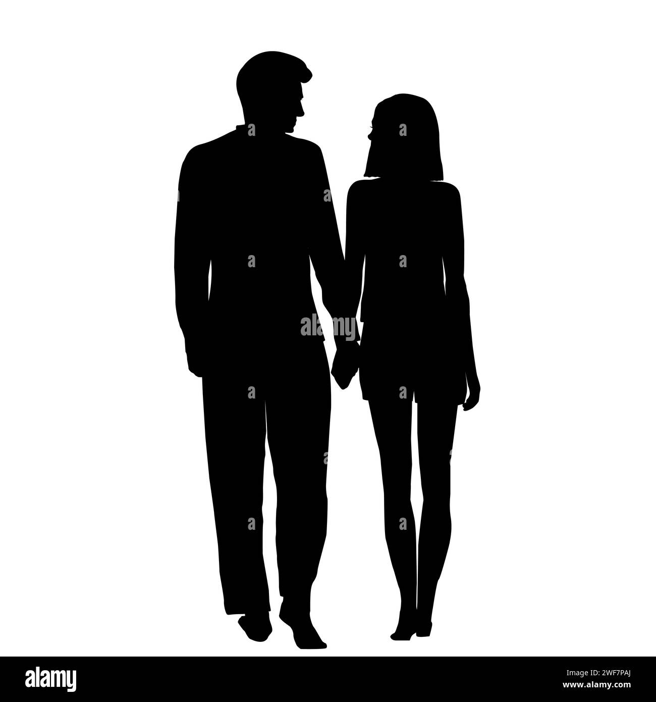 Anime Couples Holding Hands Coloring Pages