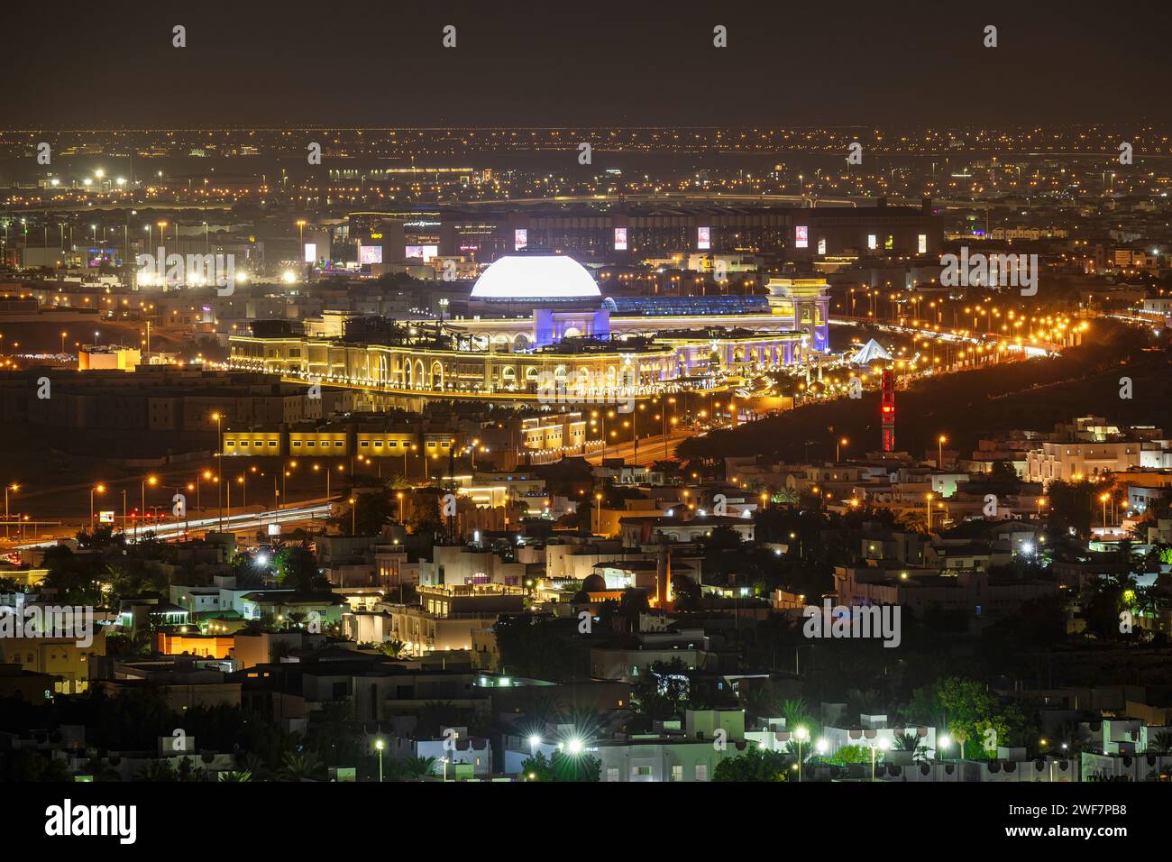 Doha, Qatar - January 01, 2022: Aerial view of Al Hazm Mall Doha, Qatar ...