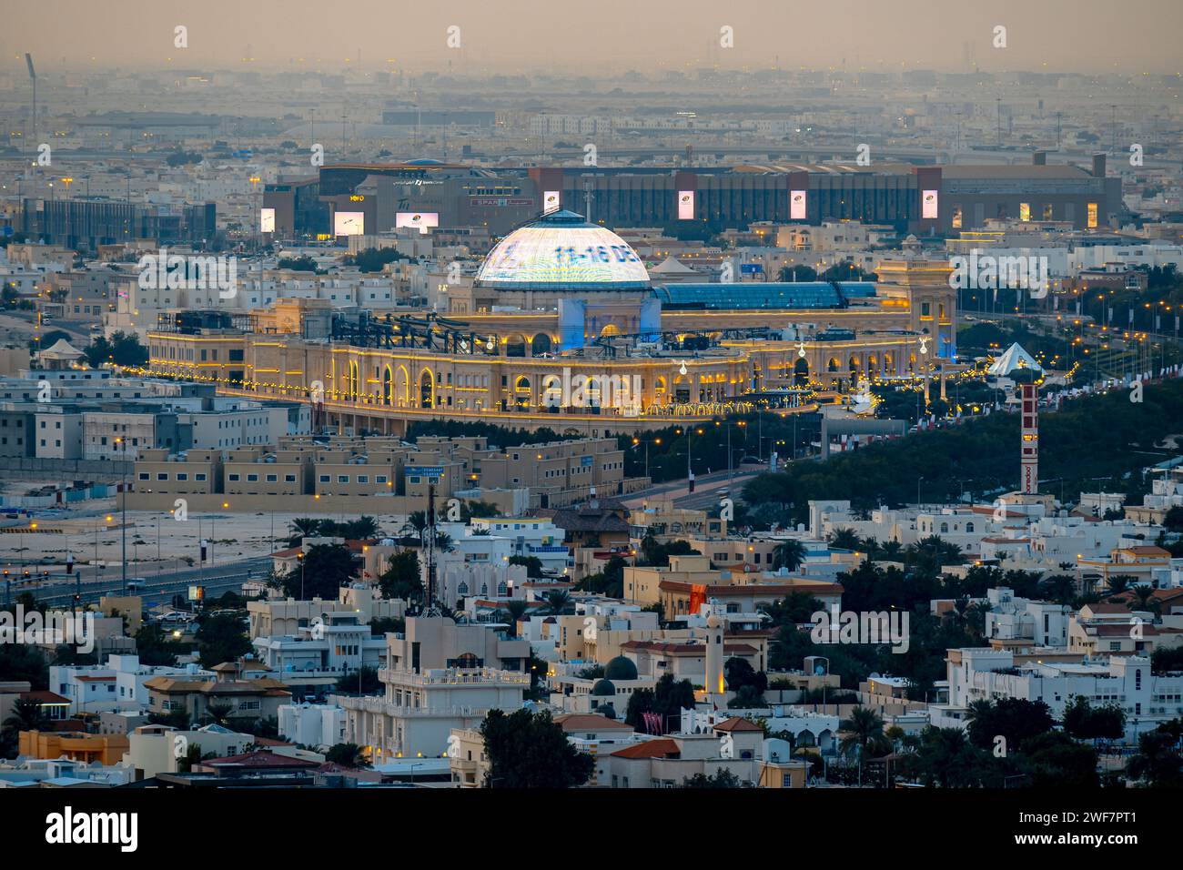 Aerial view of Al Hazm Mall Doha, Qatar Stock Photo - Alamy