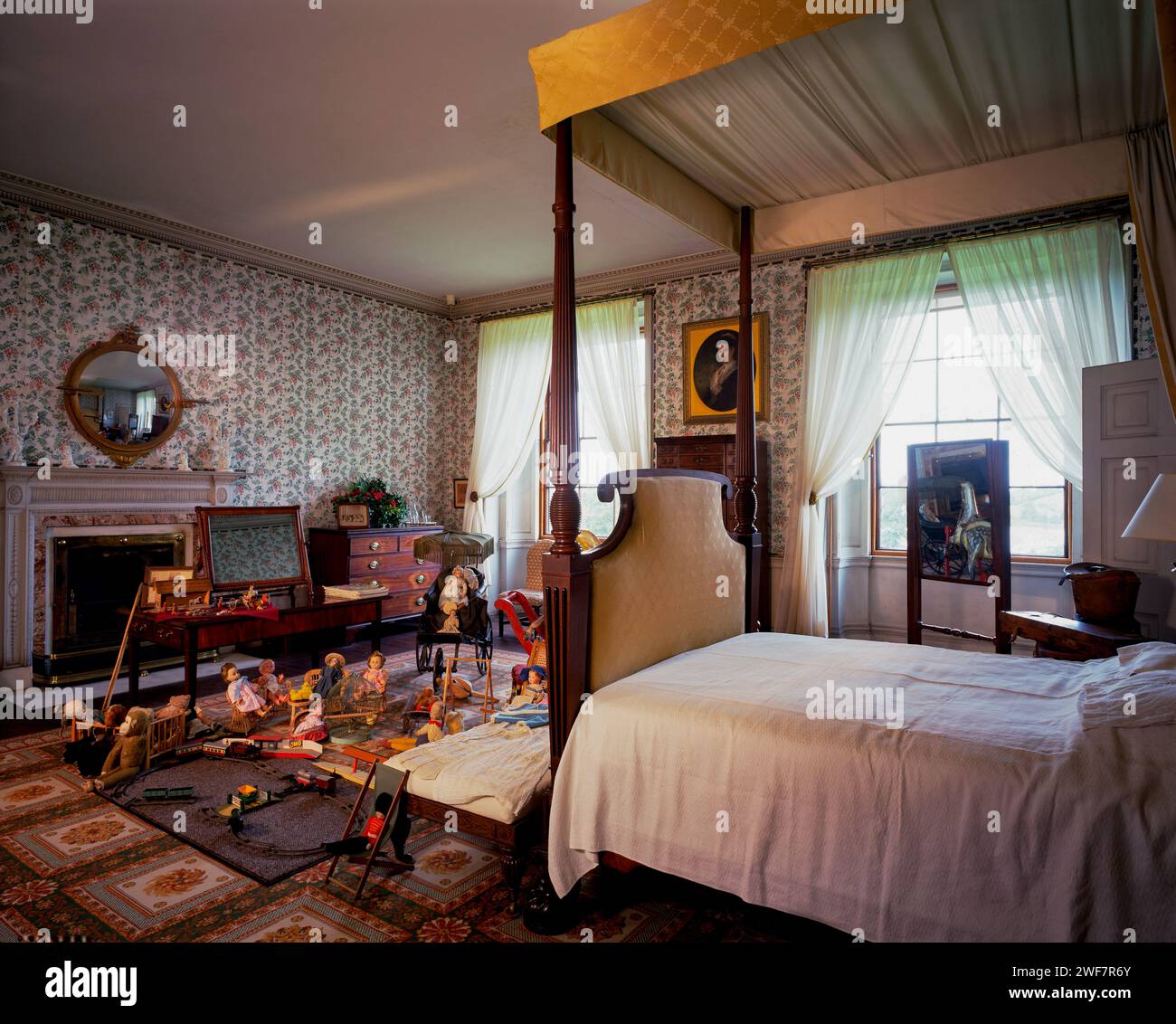 Interior of Castle Coole, County Fermanagh, Northern Ireland Stock ...