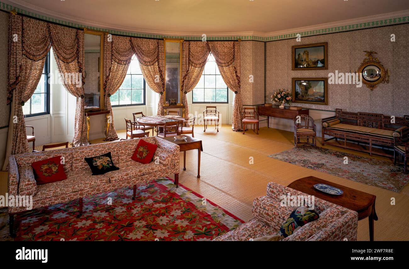 Interior of Castle Coole, County Fermanagh, Northern Ireland Stock ...