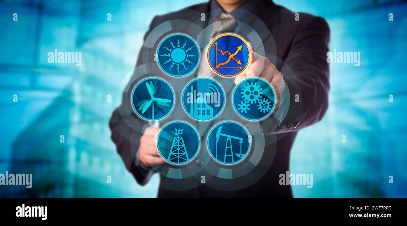 Blue chip manager monitoring energy efficiency via a virtual control ...