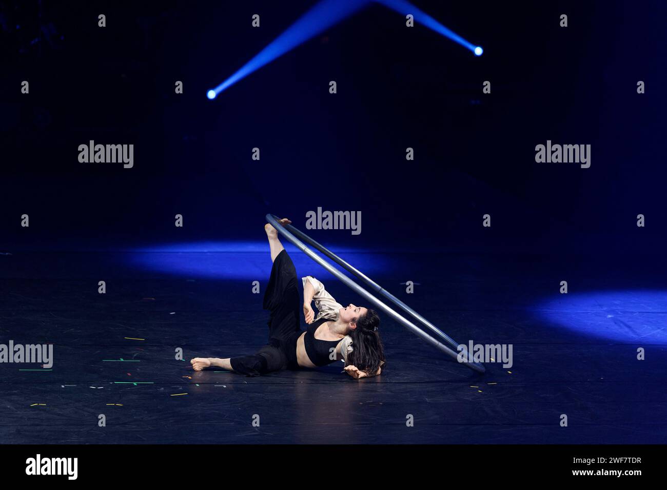 Marica Marinoni, cyr wheel, Italy, competing during the 43rd 'Festival ...