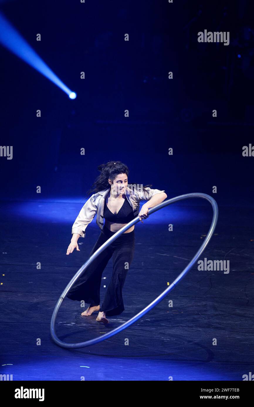 Marica Marinoni, cyr wheel, Italy, competing during the 43rd 'Festival ...