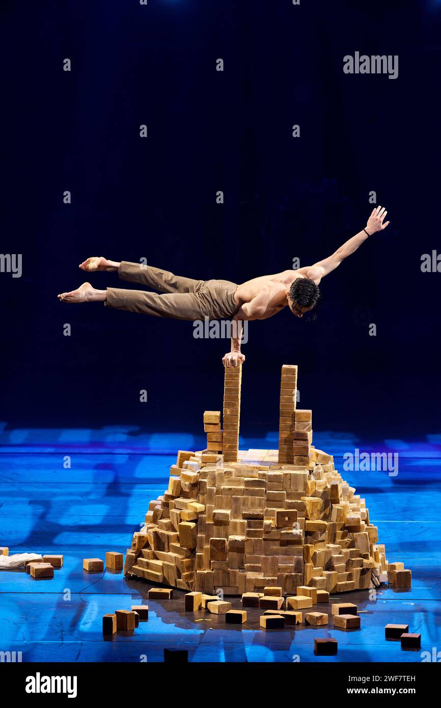 Mukhamadi Sharifzoda, handstand, Tajikistan, competing during the 43rd ...