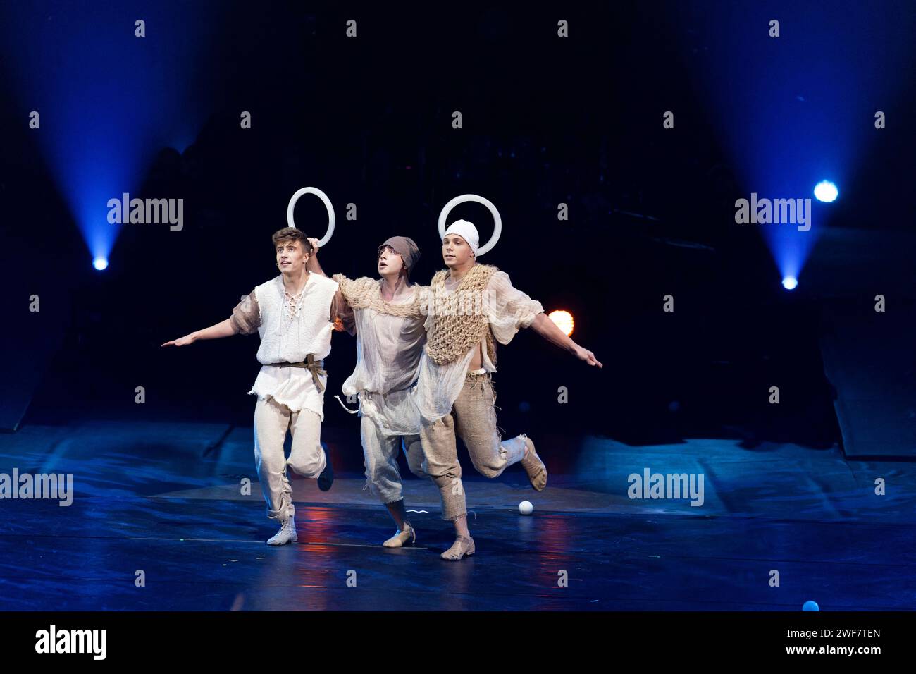 Trio Inshi, juggling, Ukraine, competing during the 43rd 'Festival ...