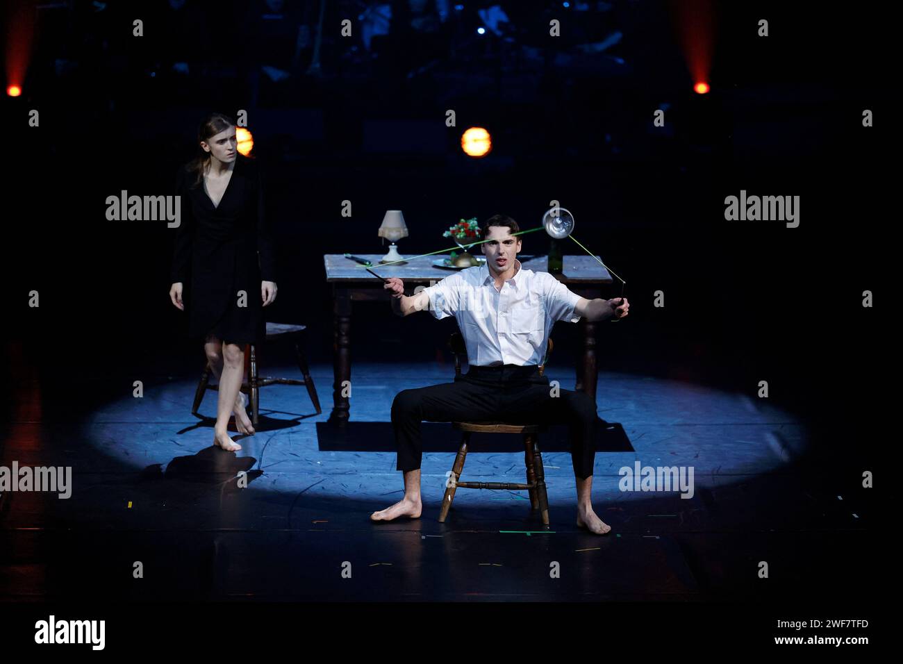 Mateo and Aelia, diabolo, France, competing during the 43rd 'Festival ...