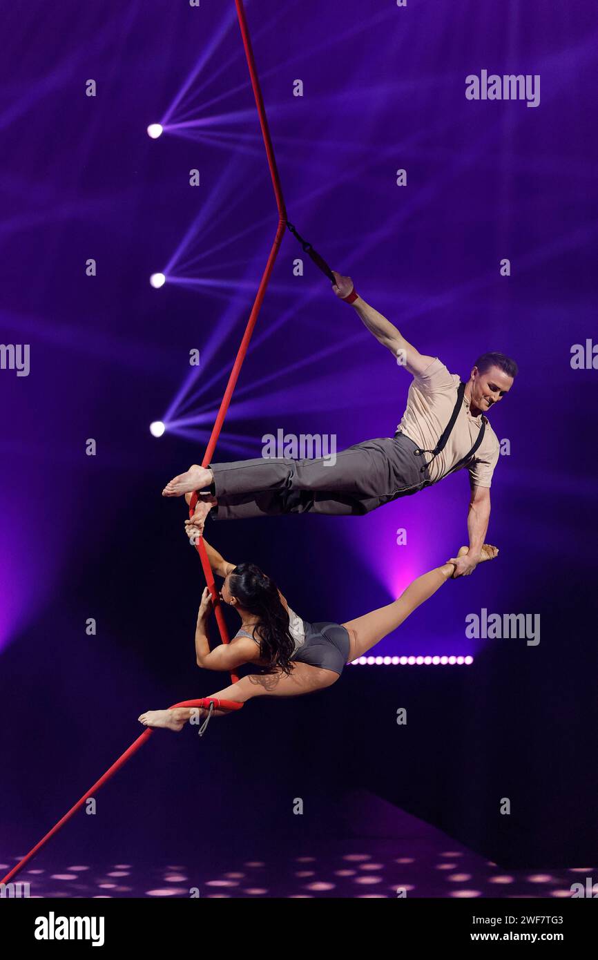 The Ginger Rope, vertical rope, USA, competing during the 43rd ...