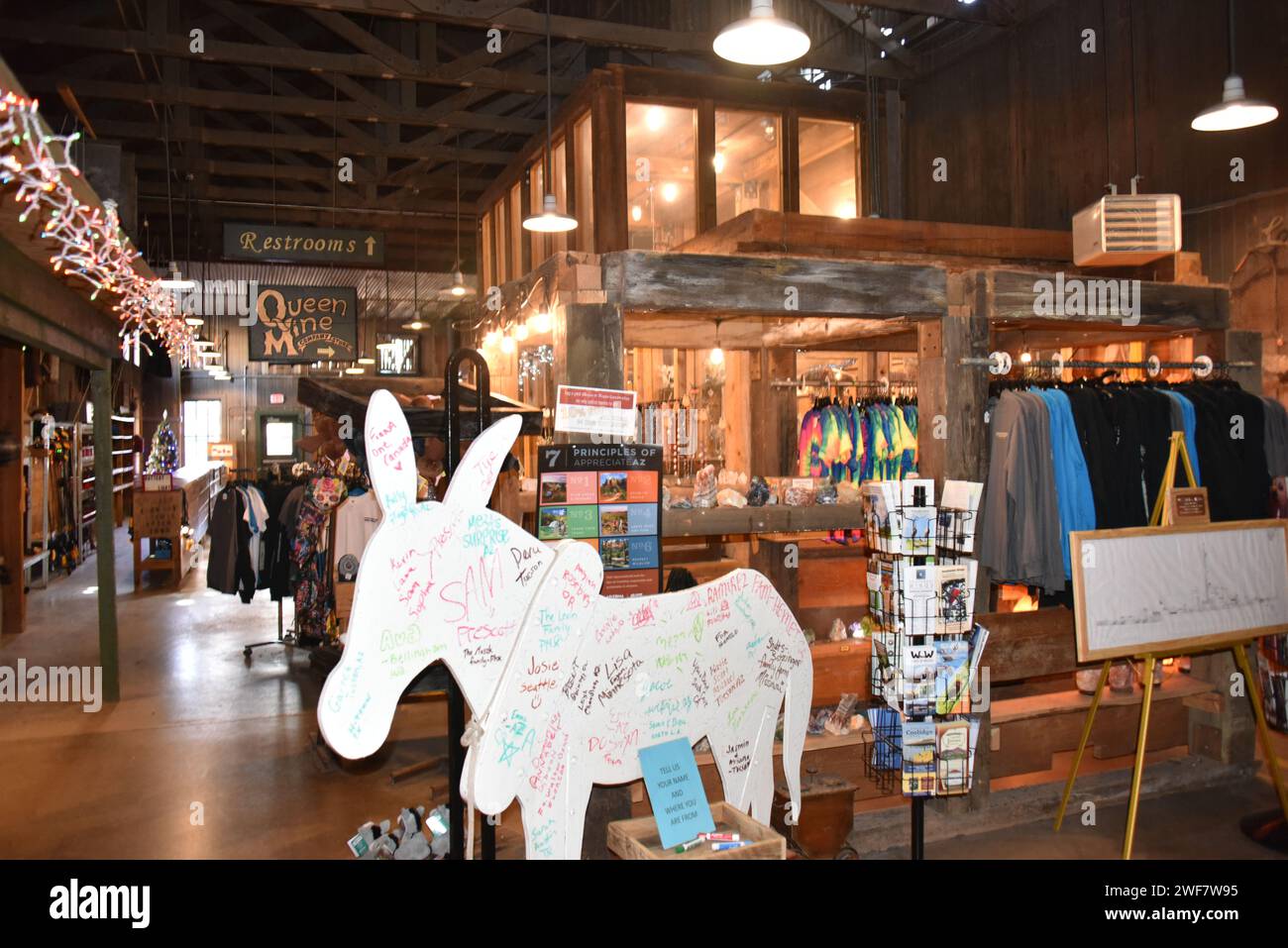 Bisbee, AZ., 12/30/2023. Queen #15 offers visitors a glimpse of tunnel ...