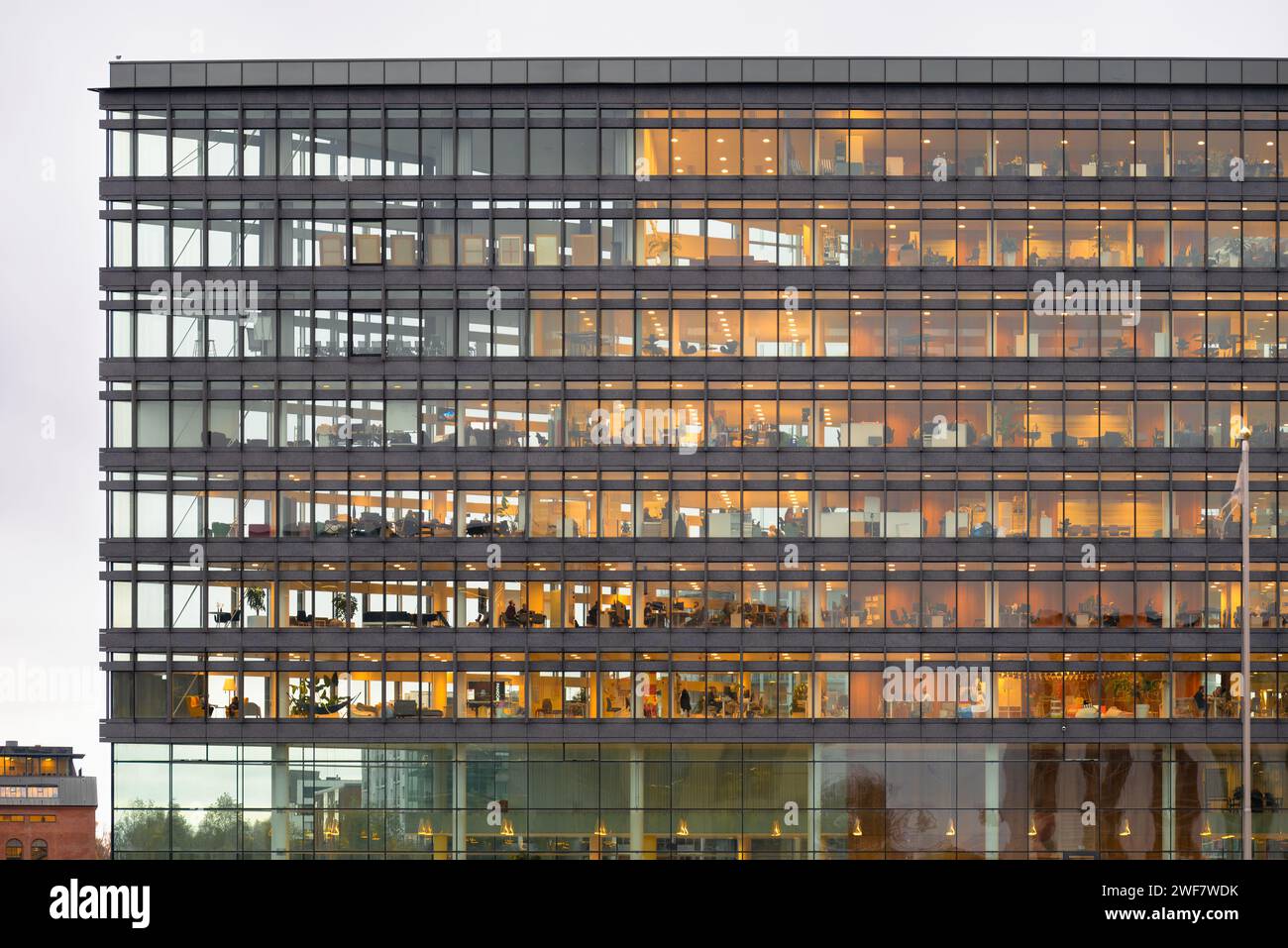 Copenhagen, Denmark - Aller Media building by PLH Architekter Stock ...