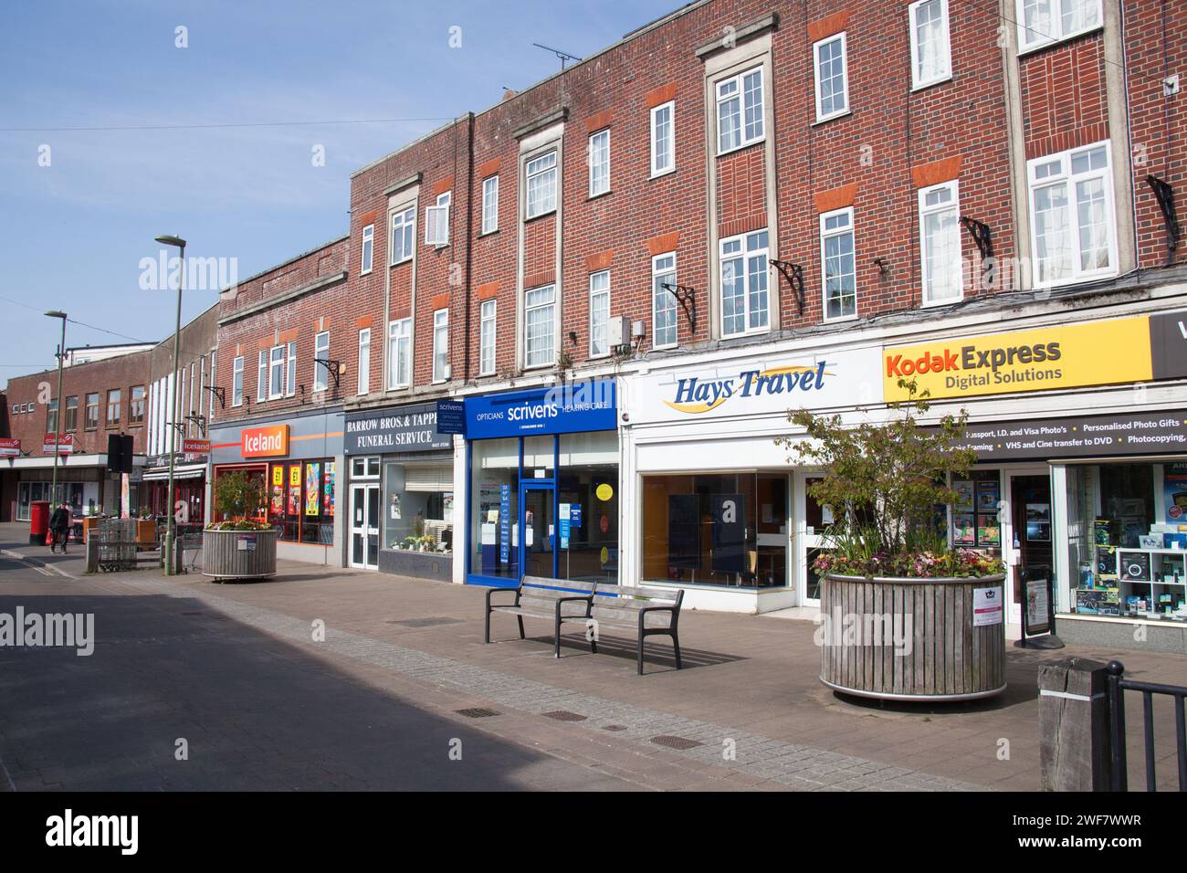 The town centre in Ringwood, Hampshire in the UK Stock Photo - Alamy