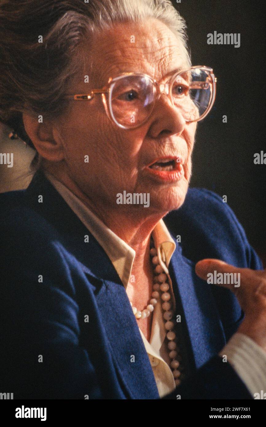 Alva Myrdal. Nobel Prize winner 1982 (The Nobel Peace Prize Stock Photo ...