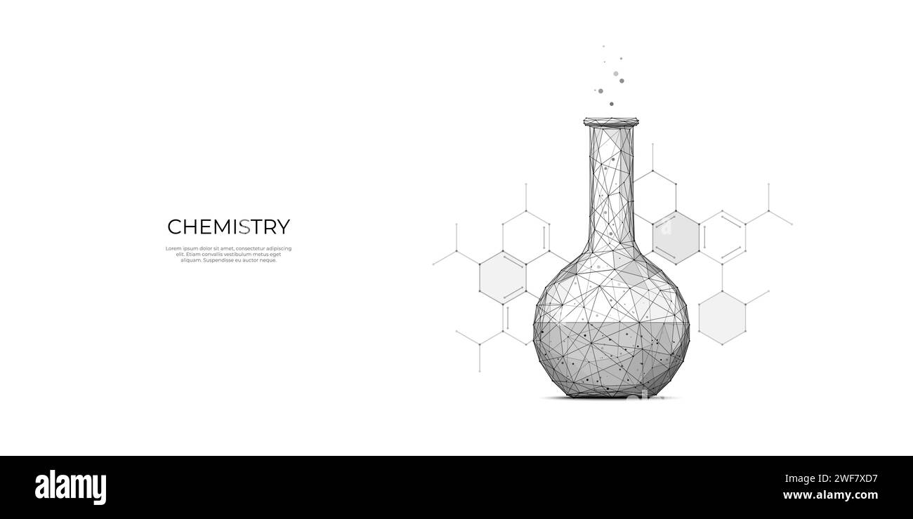Science chemistry concept isolated on white background. Lab tube Stock ...