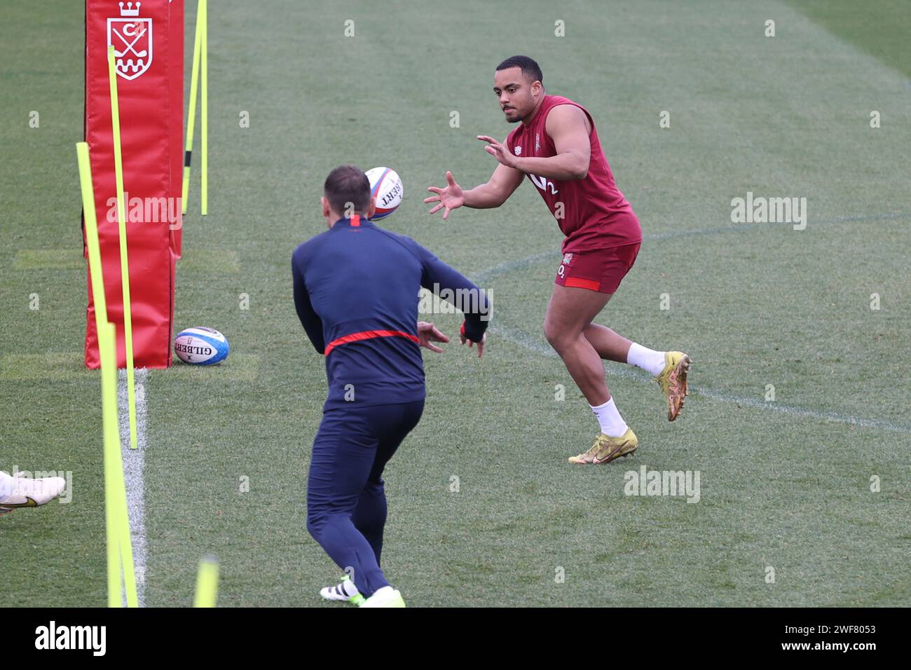 Girona, Spain, 29th January 2024, Max Ojomoh taking part in England men ...