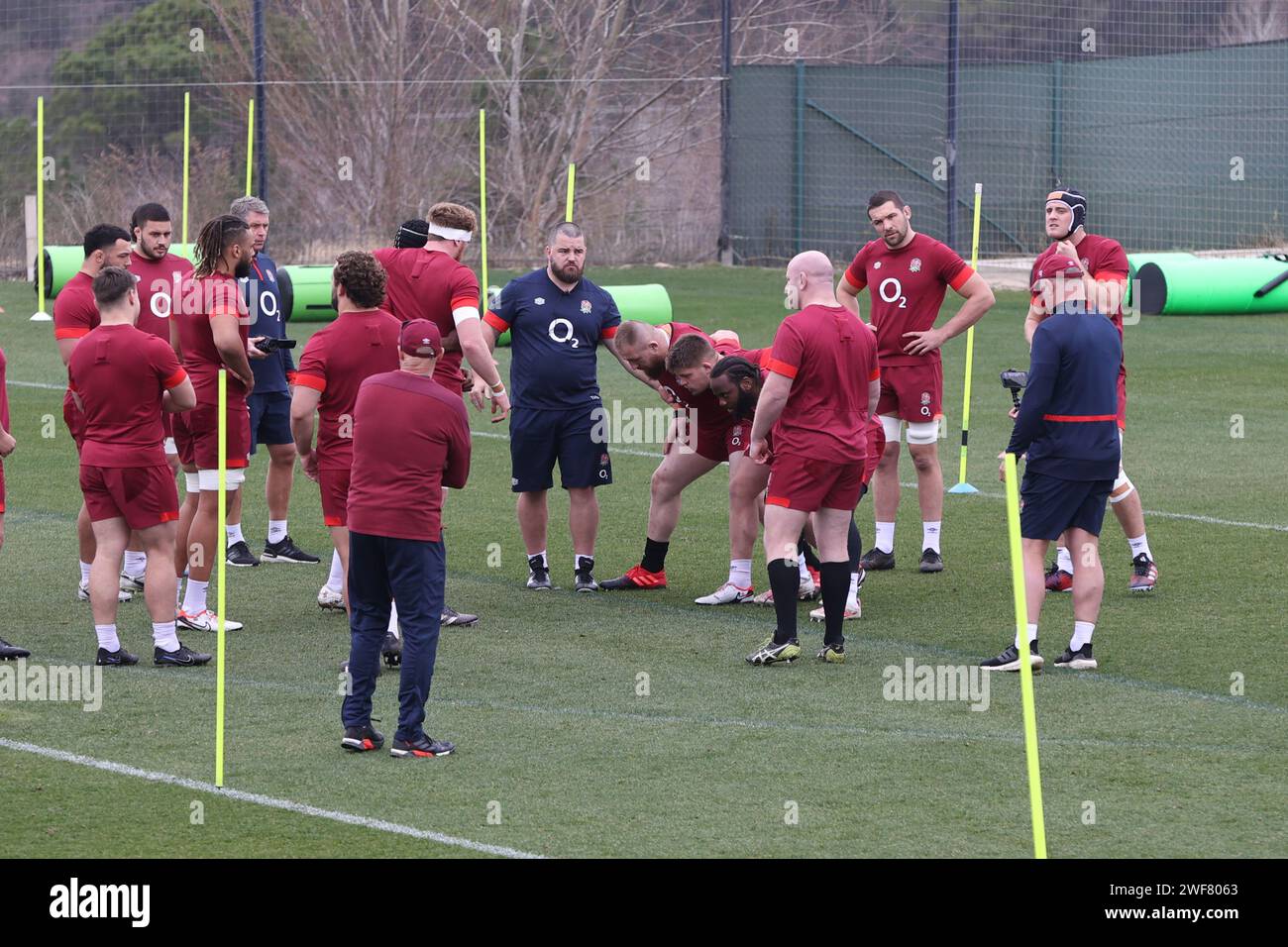 Girona, Spain, 29th January 2024, Tom Harrison scrum coach with England ...
