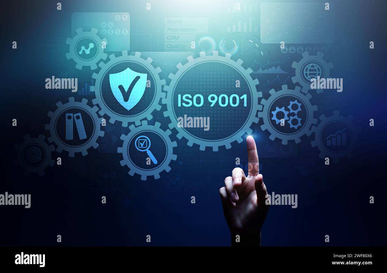 ISO 9001 Standards quality control business technology concept on virtual screen Stock Photo - Alamy
