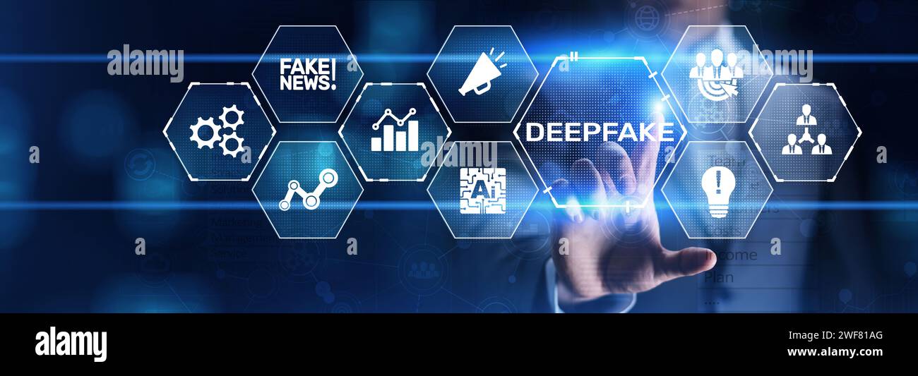 Deepfake deep learning fake news generator modern internet technology ...