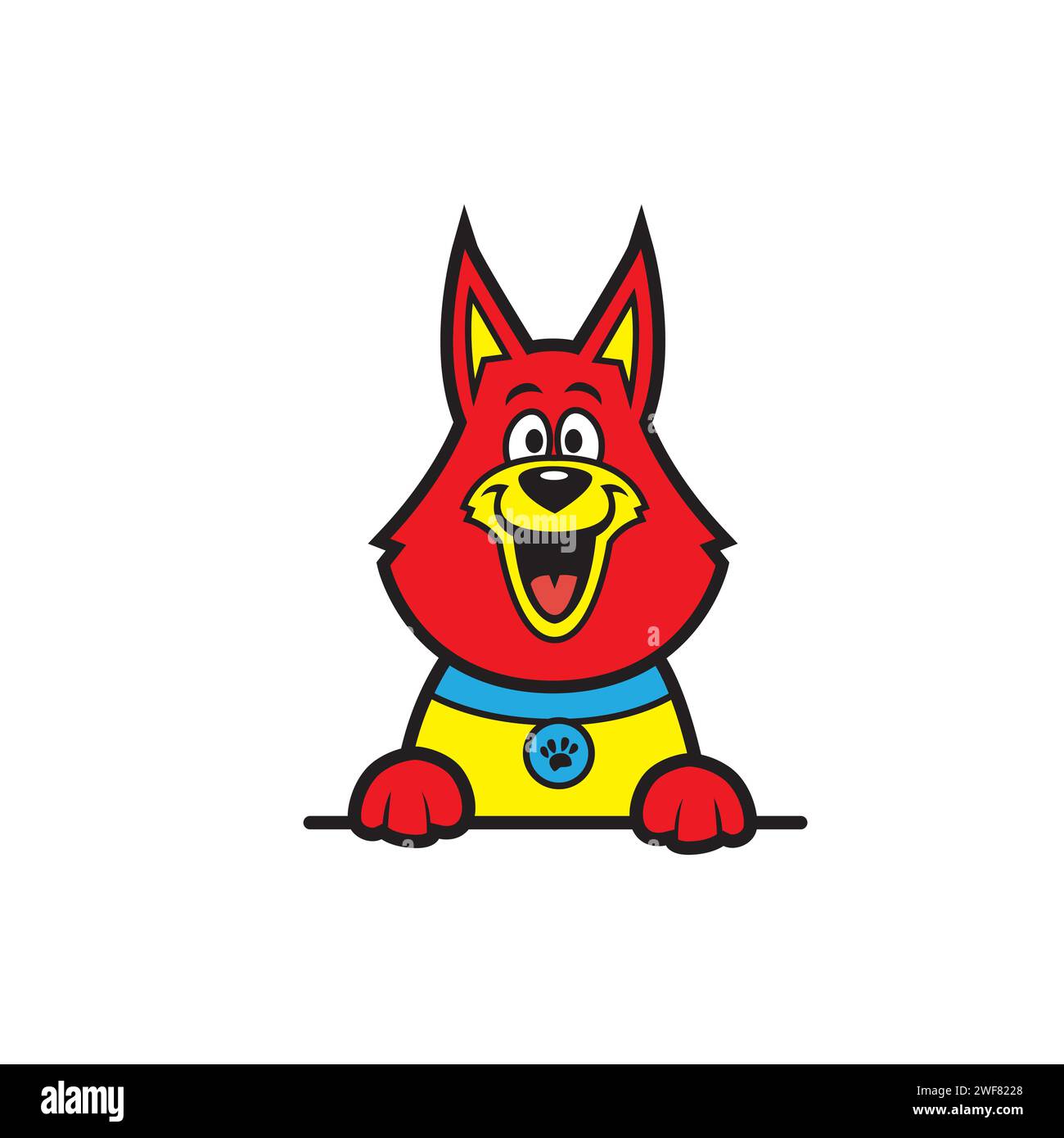 cute dog seamless design vector Stock Vector Image & Art - Alamy