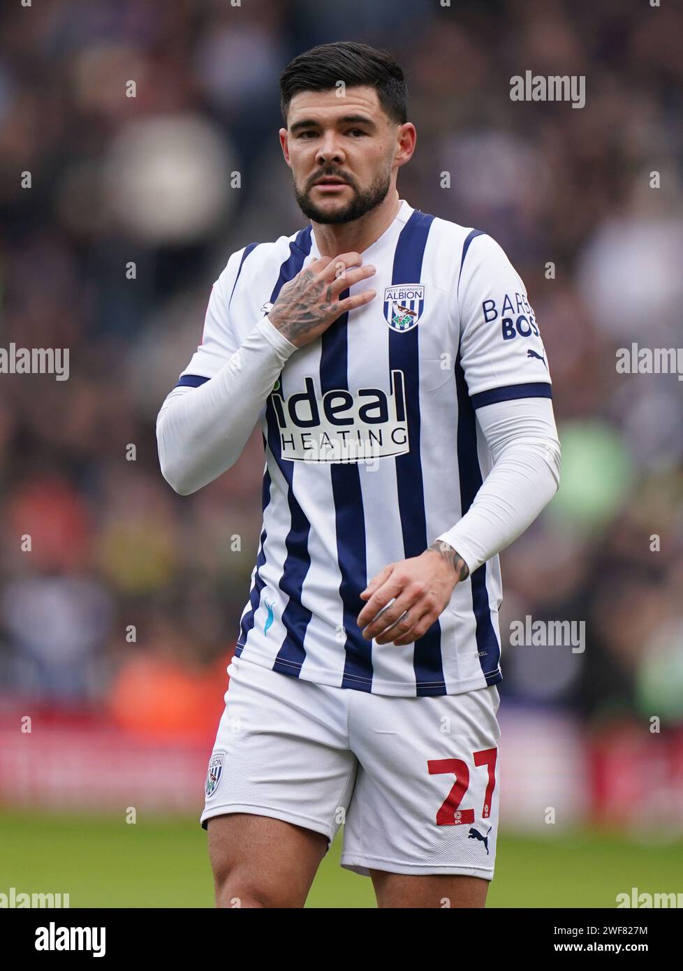 West Bromwich Albion's Alex Mowatt during the Emirates FA Cup fourth ...