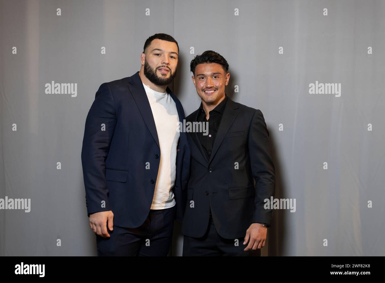 Marcus Smith & Ellis Genge, both English professional rugby union ...