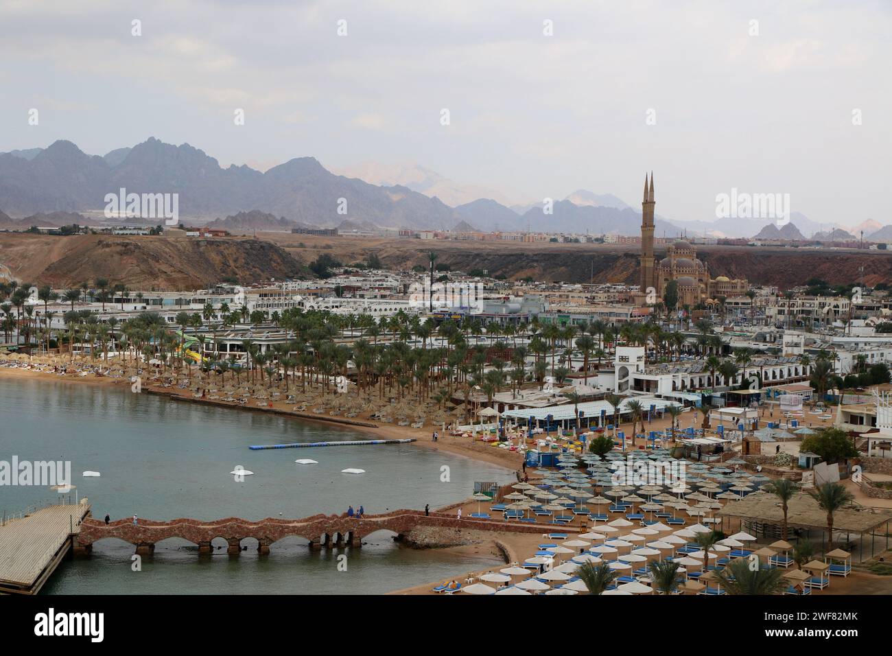Sharm El Sheikh, Egypt. 28th Jan, 2024. Mountain view of Sharm el-Maya ...