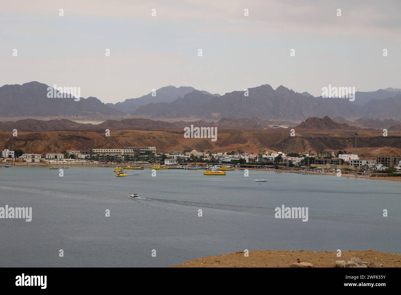 Sharm El Sheikh, Egypt. 28th Jan, 2024. Mountain view of Sharm el-Maya ...