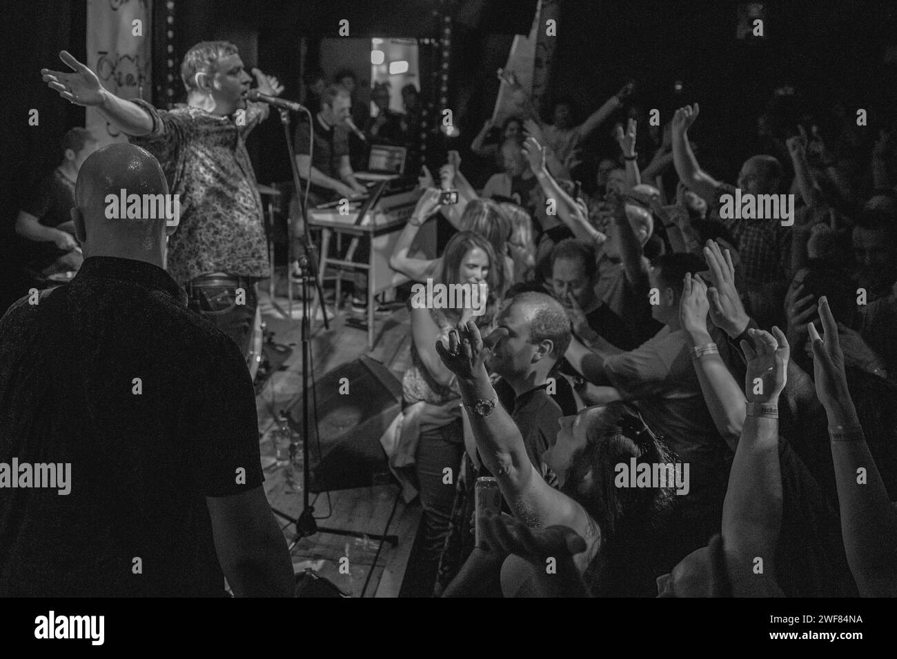 Martyn Walsh, Stephen Holt and Clint Boon of the Inspiral Carpets with ...