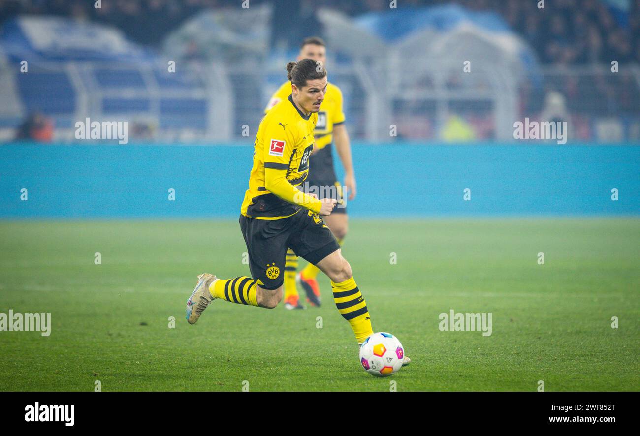 Dortmund, Germany. 28th Jan 2024. Marcel Sabitzer (BVB) Borussia ...