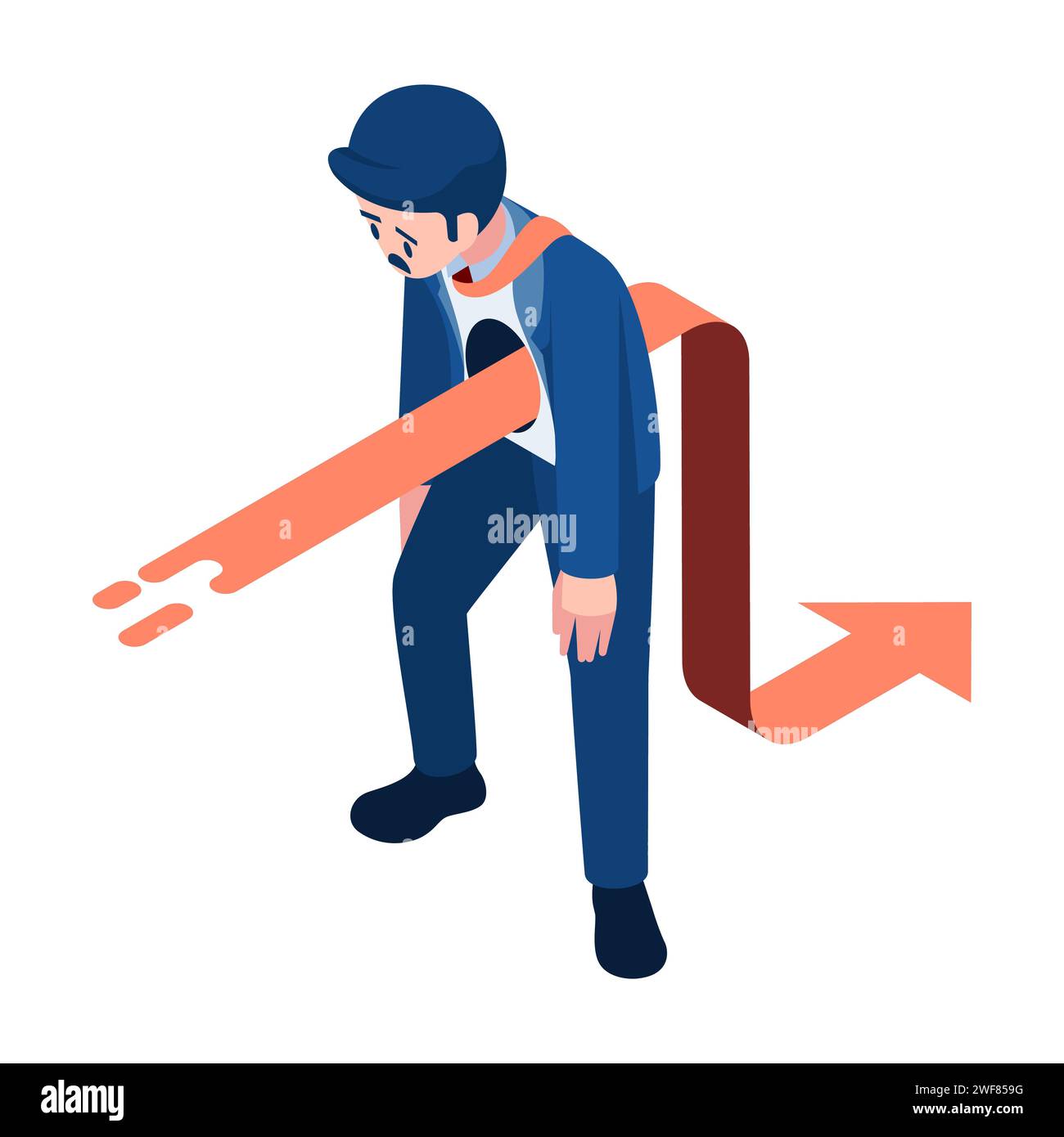 Burnout disappointment Stock Vector Images - Alamy