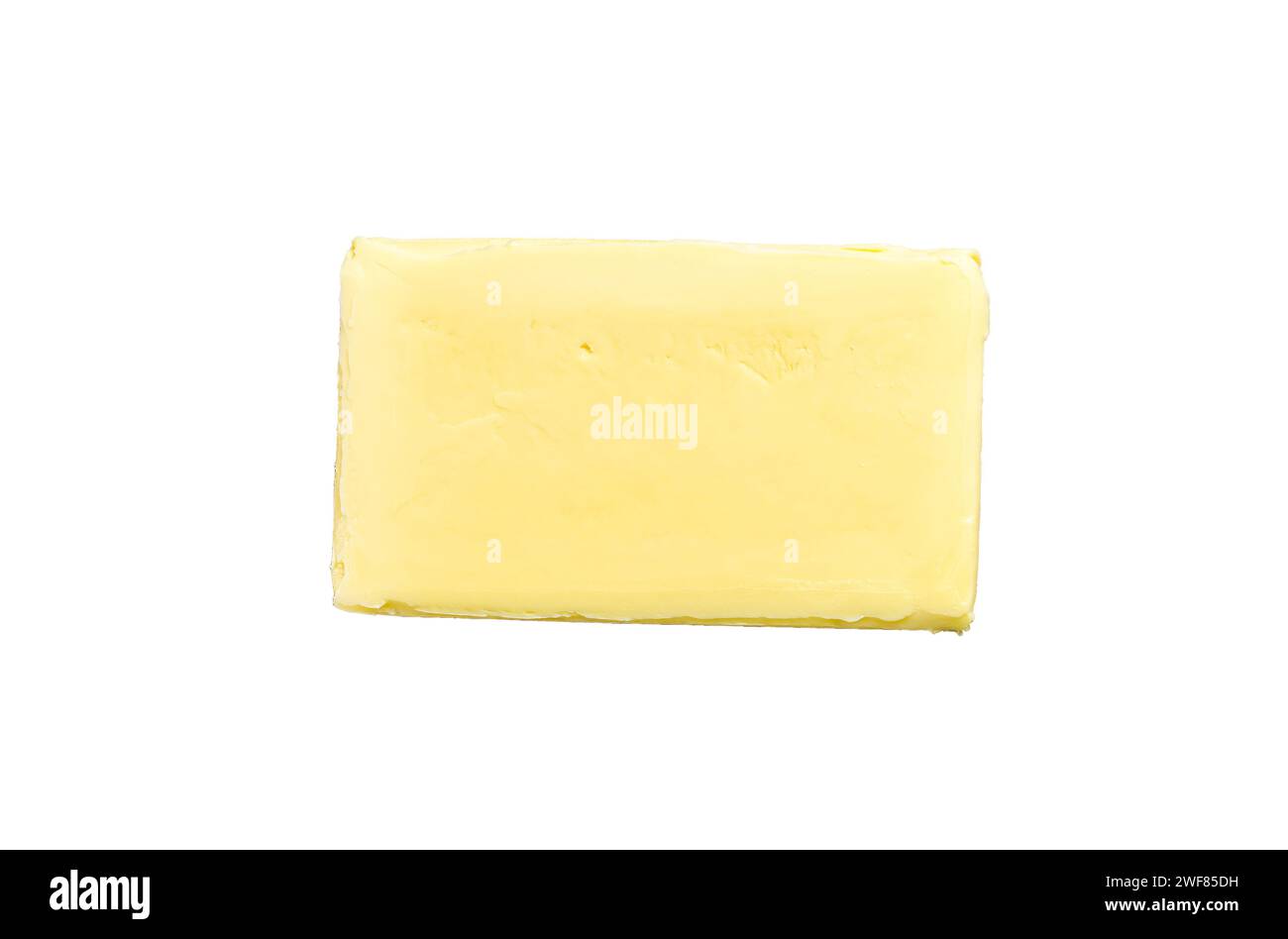 Butter on craft paper, dairy farm products. Isolated on white ...