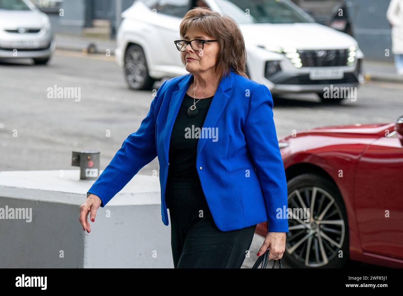 Former Cabinet Secretary for Health and Sport Jeane Freeman arrives at ...