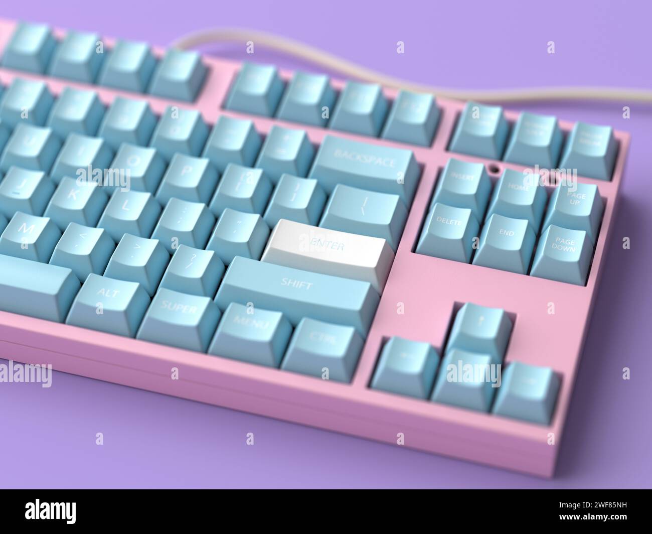 Highlighting the distinctive 'Enter' key, these images provide a ...