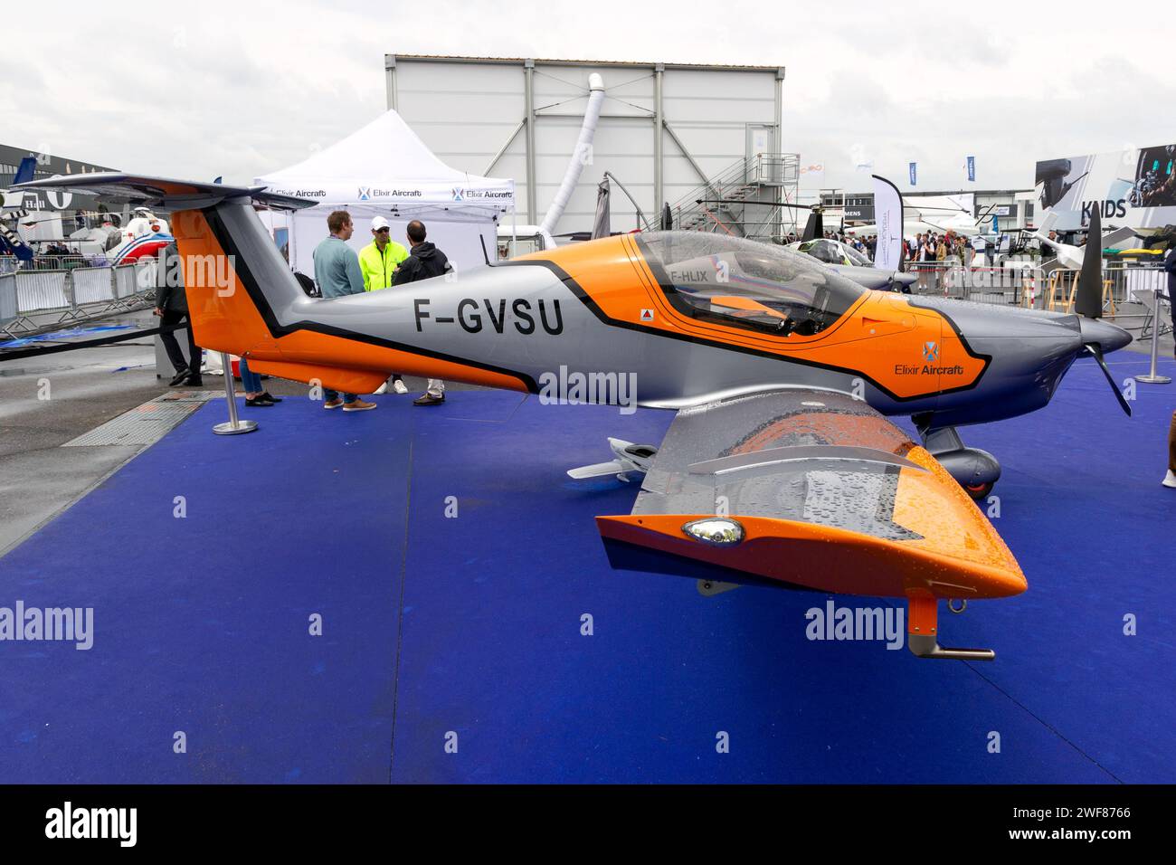 Elixir Aircraft Elixir at the Paris Air Show. Le Bourget, France - June ...