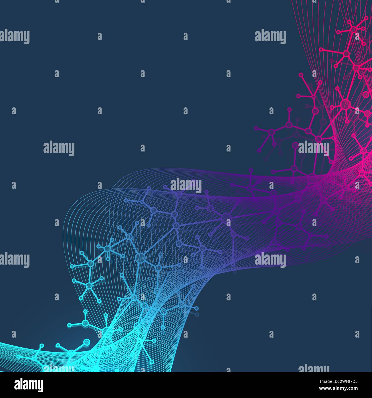 DNA Abstract Background with Deoxyribonucleic Acid Structure and Cell ...
